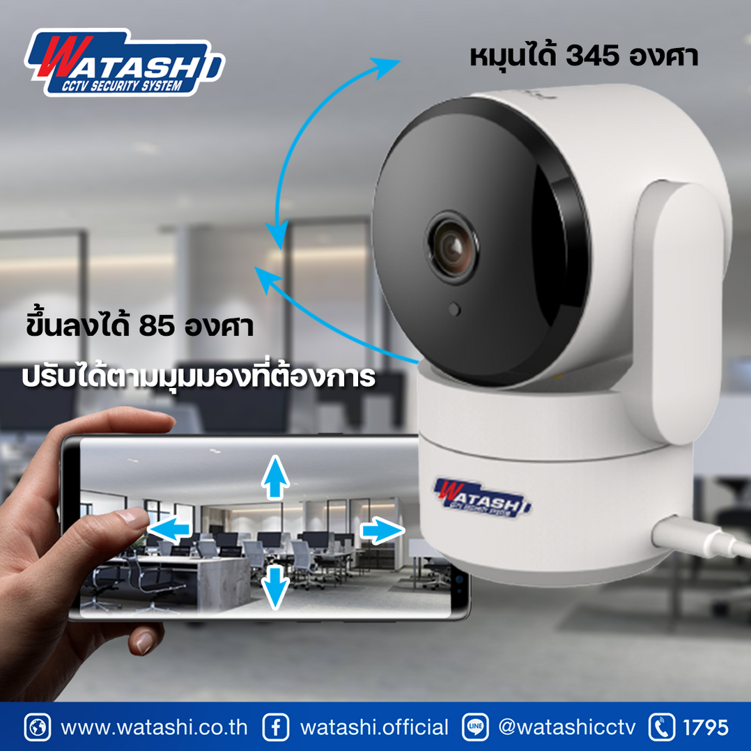 WATASHI - กล้องวงจรปิด อันดับ 1 ในไทย | Call Center-1795(สำนักงานใหญ่ ...
